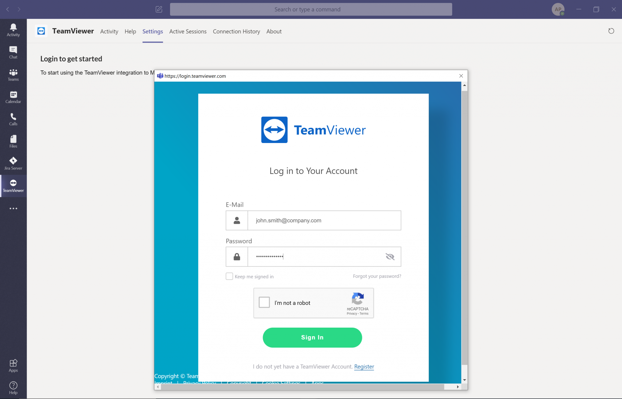 Accesso da remoto con TeamViewer integrato in Microsoft Teams