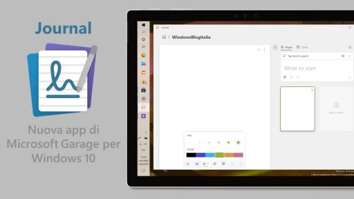 Download Microsoft Journal Un Vero E Proprio Diario Digitale In Un app