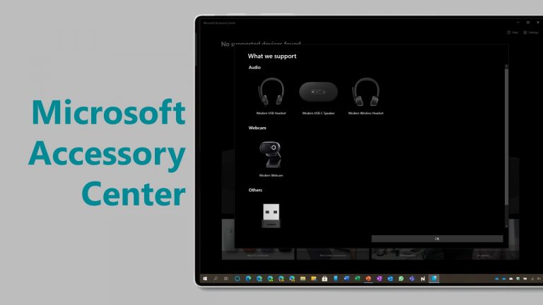 Download Microsoft Accessory Center, l'app per gestire gli accessori ...