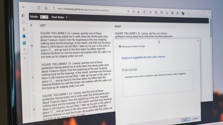 Microsoft Edge mostrerà font più chiari e puliti su Windows