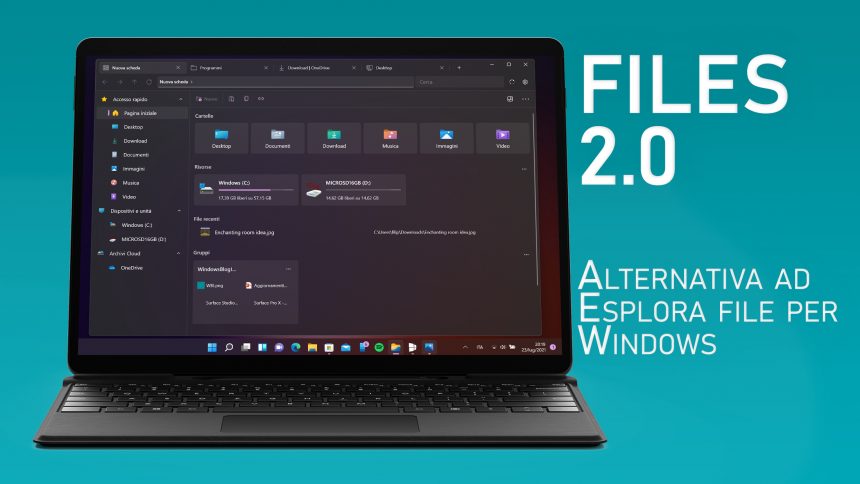 Download Files 2.0, la miglior alternativa a Esplora file per Windows
