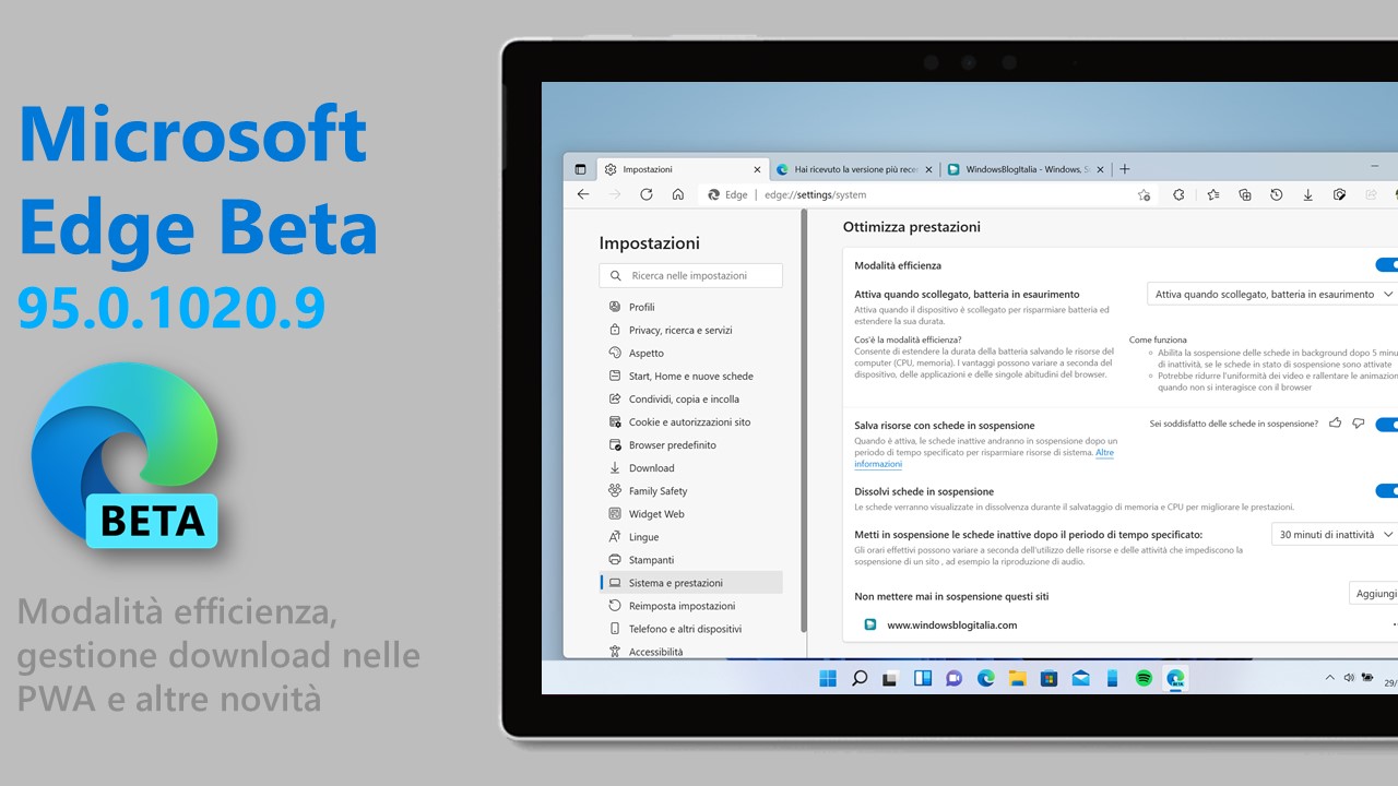 Disponibile Microsoft Edge Beta 95 con miglioramenti per download, PDF ...