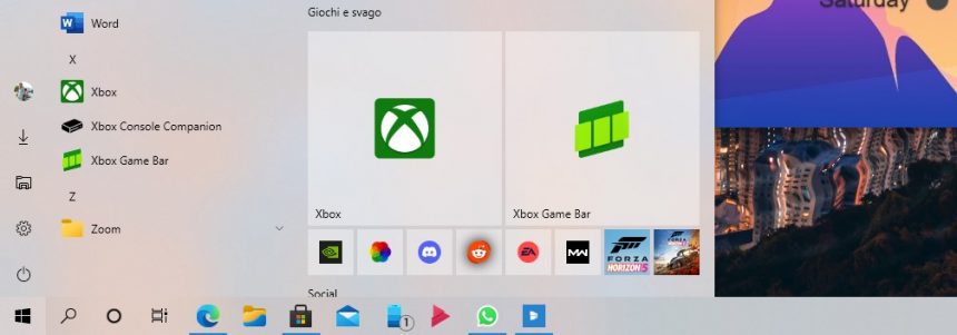 Xbox Game Bar introduce l’icona colorata per menu Start e Taskbar