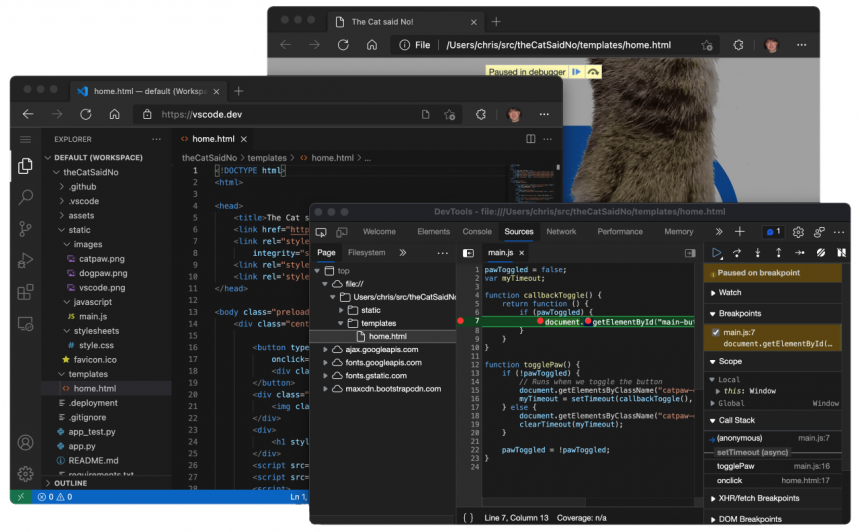 Ora potete scrivere codice su Visual Studio Code anche dal web