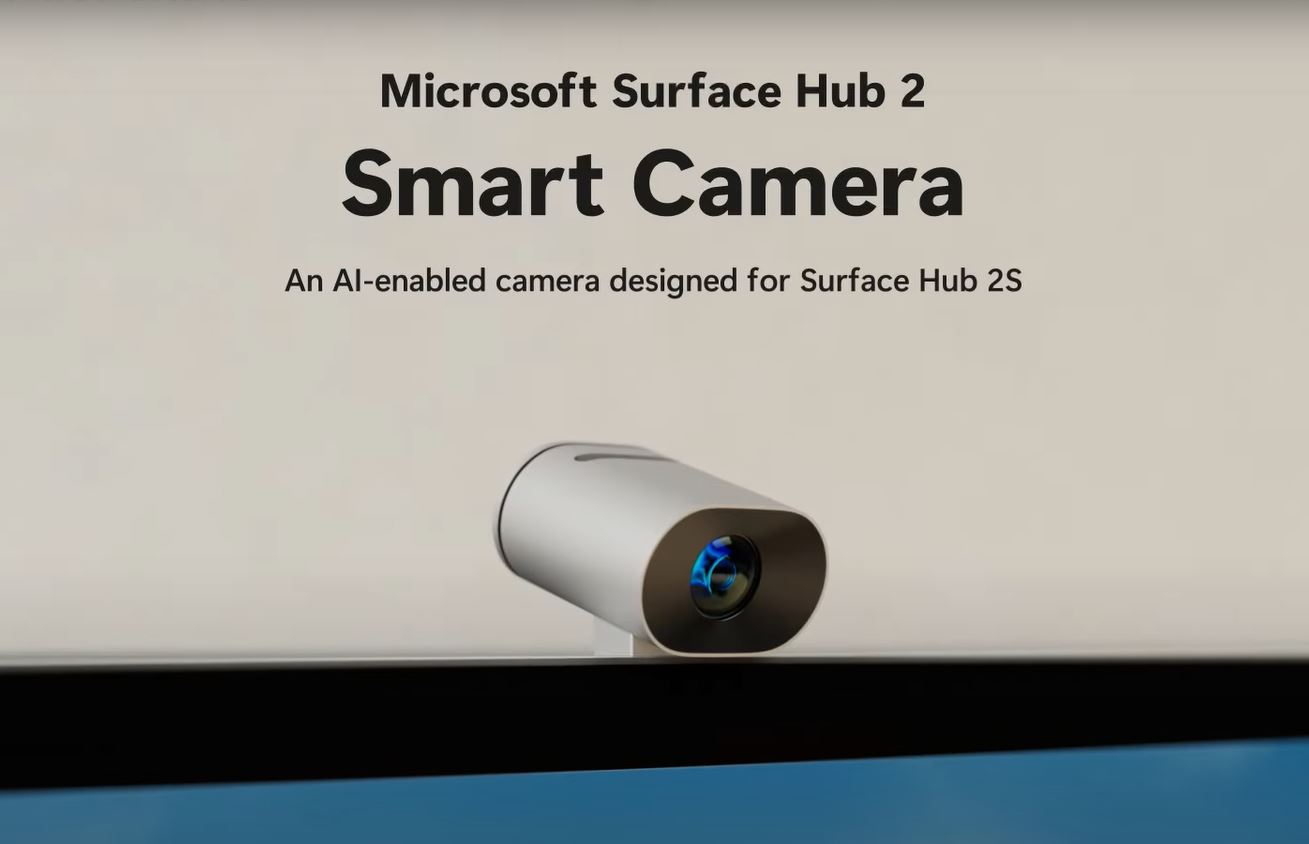 Microsoft presenta Smart Camera e altre novità per Surface Hub 2 e 2S