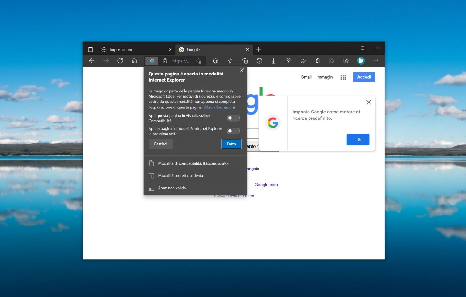 Come abilitare la modalità Internet Explorer sul nuovo Microsoft Edge