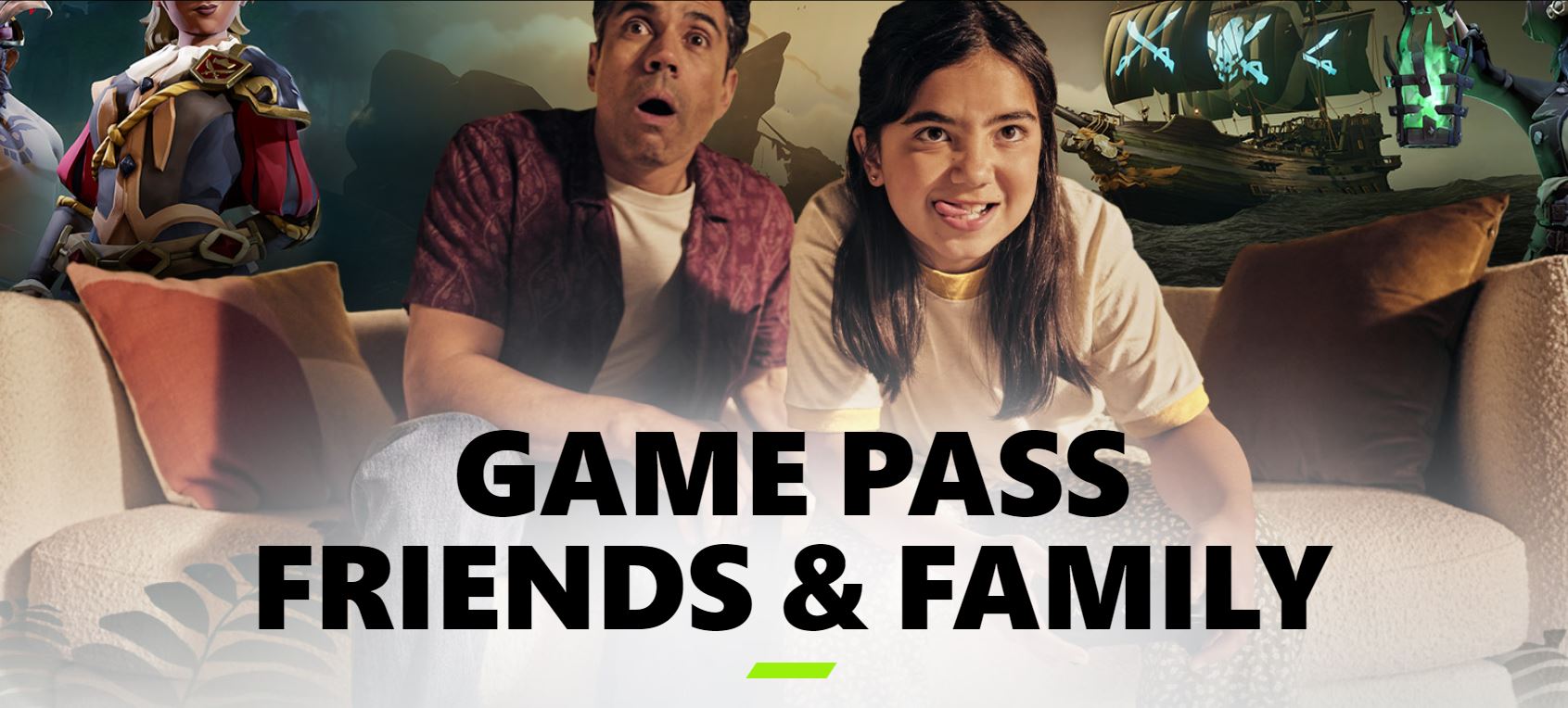 Xbox Game Pass Friends & Family: nuovo piano con cinque account a 21,99€