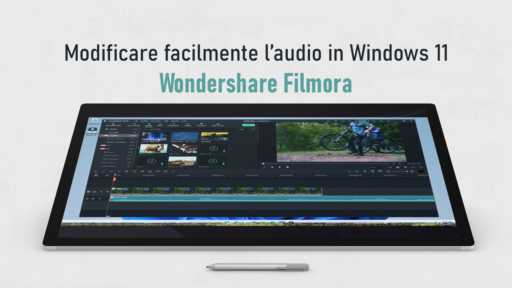 Come modificare facilmente l'audio di un video con Wondershare Filmora