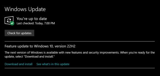 Windows 10 2022 Update: download, aggiornamento e installazione