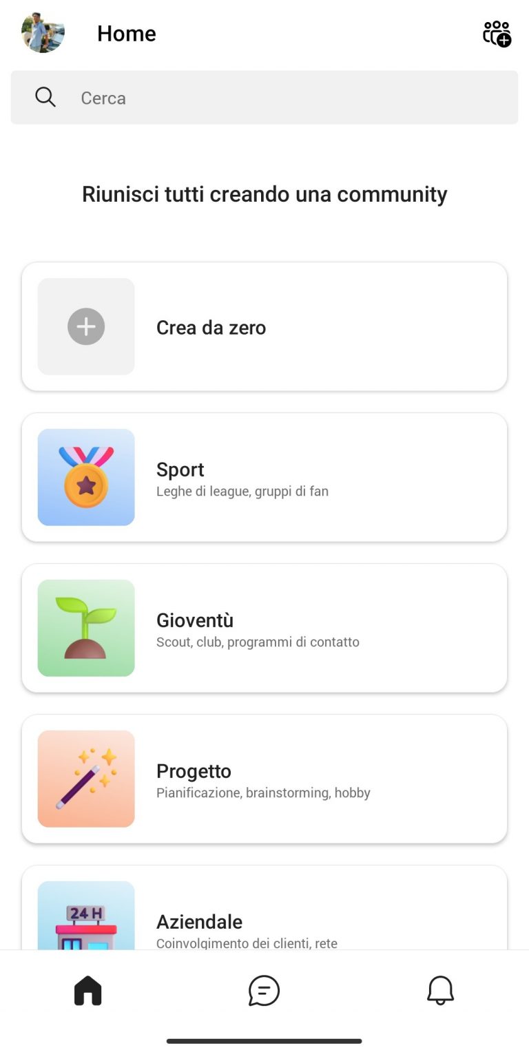 Microsoft Teams per Android e iOS introduce le community