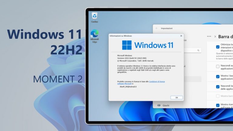 Come aggiornare subito a Windows 11 22H2 "Moment 2" con modalità tablet ...