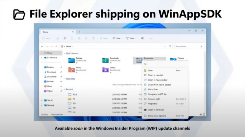 Microsoft finalmente al lavoro su un moderno Esplora file