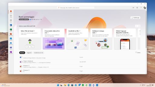 Microsoft 365 (Office) per Windows cambia nome e icona