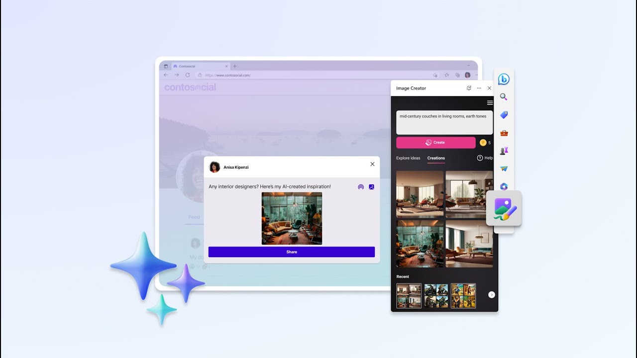 Disponibile Microsoft Edge stabile versione 112 con Image Creator ... Disponibile Microsoft Edge stabile versione 112 con Image Creator ...