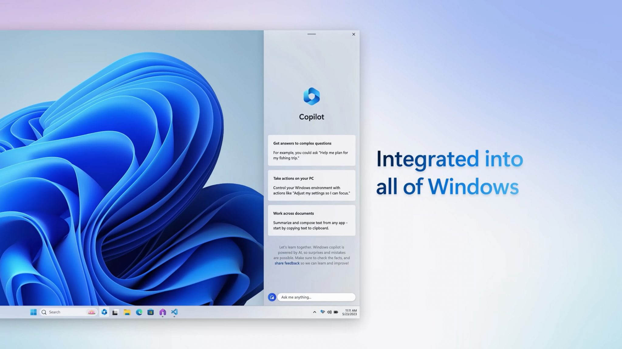 [BUILD 2023] Windows Copilot, l'AI integrata nell'OS e altre novità