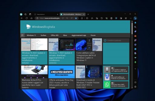 Microsoft sta testando un nuovo tema completamente nero su Edge