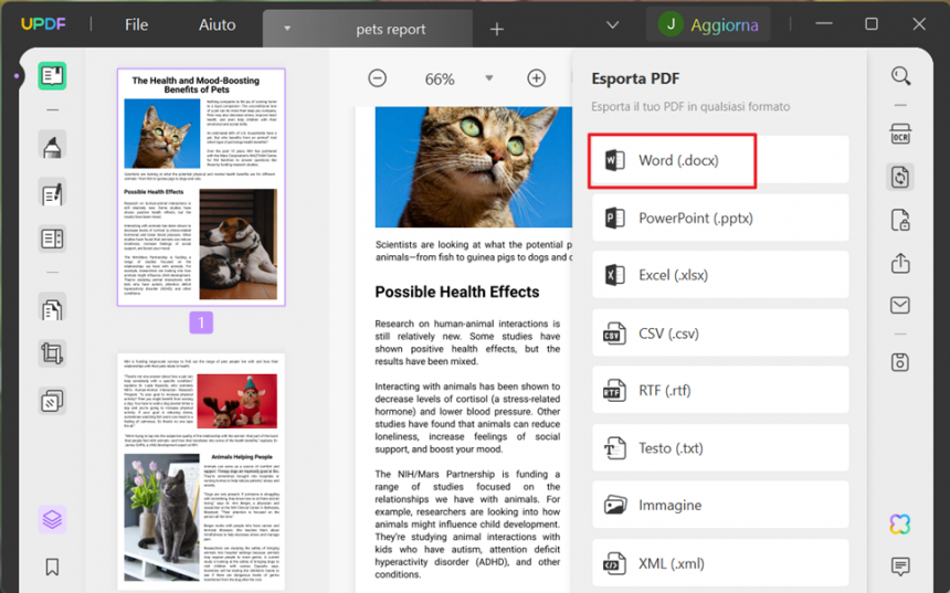 UPDF: convertitore PDF potente, facile e gratis