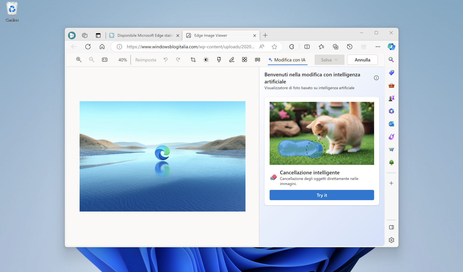 Come modificare le vostre foto con l'AI su Microsoft Edge