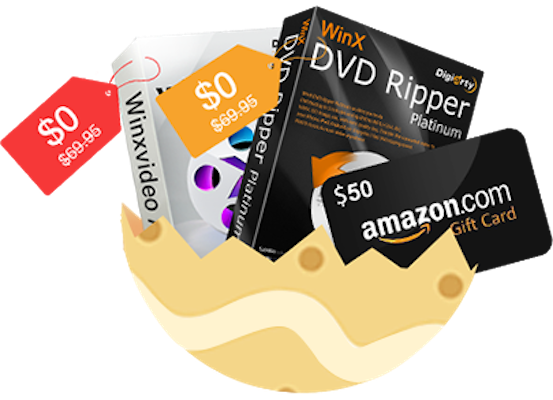 Converti DVD in video MP4 con WinX DVD Ripper | Giveaway di Pasqua