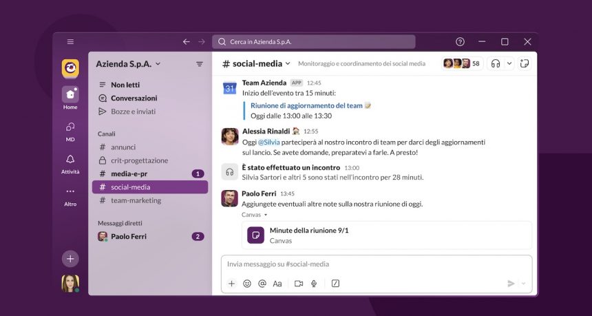 Slack ora disponibile anche per ARM64 su Windows 11