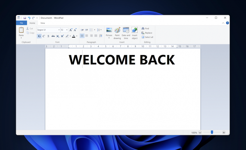 Come ripristinare WordPad in Windows 11 24H2
