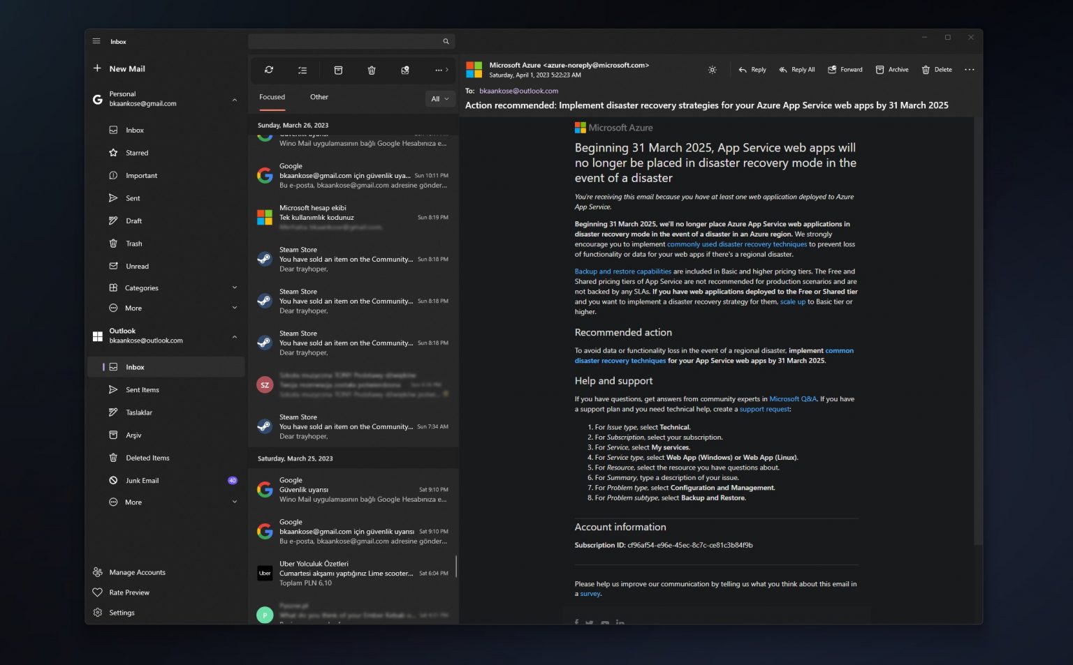 L'app Outlook non vi piace? Ecco come reinstallare Posta e calendario ...